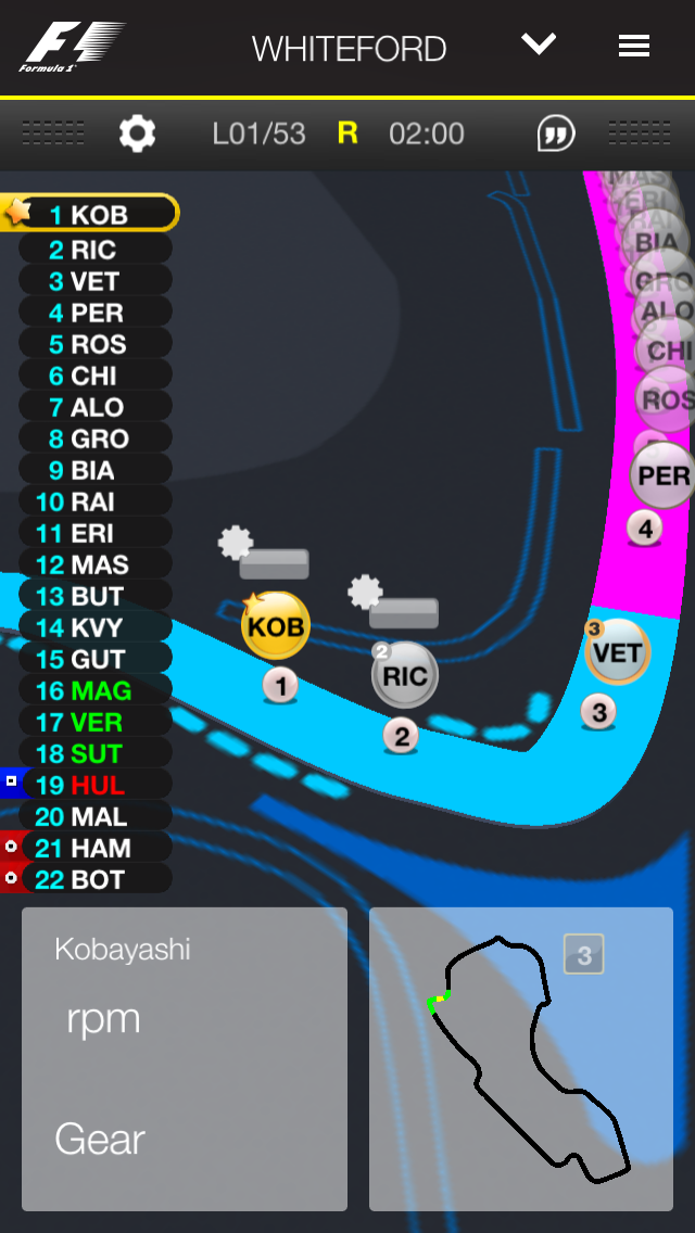 F1 2014 app launches with new-look live timing and data screens - EFTM